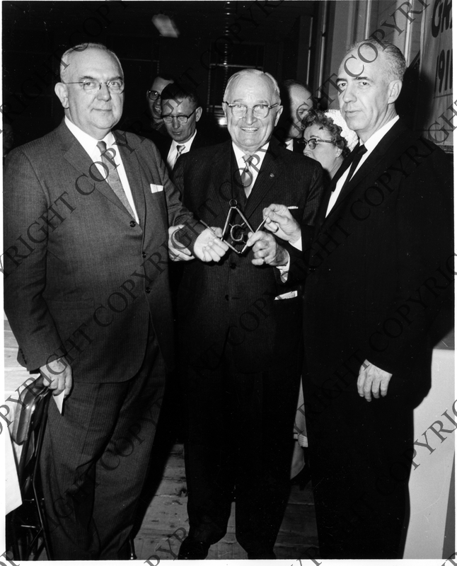 Former President Truman with Masons at Grandview Lodge | Harry S. Truman