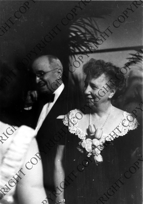 Former President Truman and Bess Truman at Overseas Press Club Banquet ...