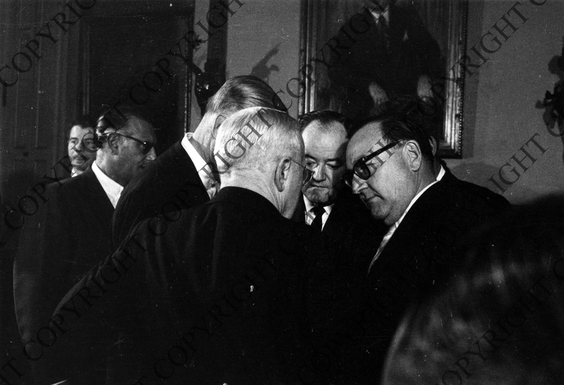 Harry S. Truman at the National Democratic Club Meeting in New York ...