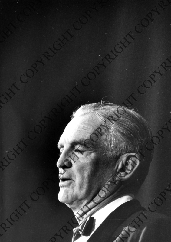 Stuart Symington Speaking from the Podium | Harry S. Truman