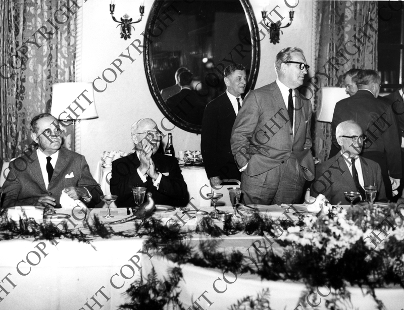 Former President Truman and Charles Patrick Clark at an Unknown ...