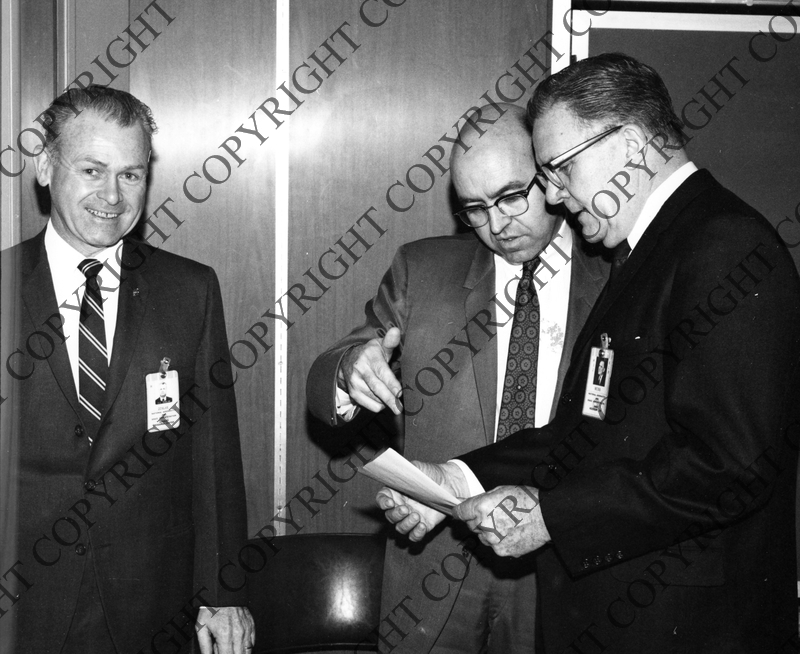 Charles J. Donlan with James E. Webb, and an unidentified man | Harry S ...