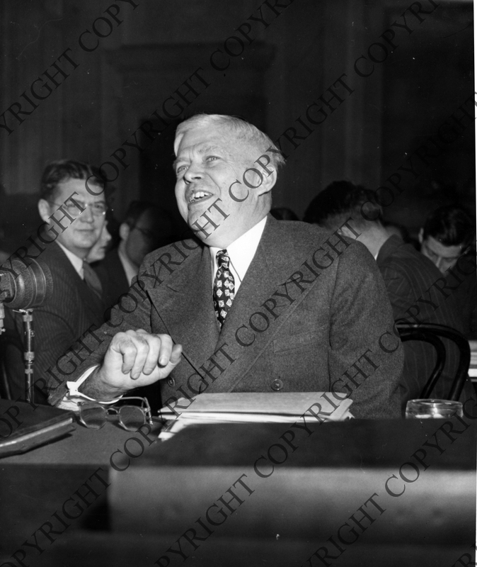 Charles E.Wilson, CEO of General Motors, testifies before Senate Labor ...