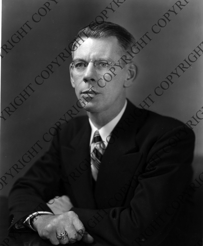 Portrait of Dennis A. Fitzgerald, head of the food division of the ...