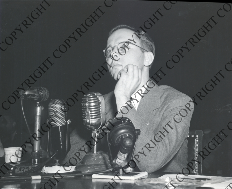 Photo of Duncan Lee as he Appeared Before the House Unamerican ...