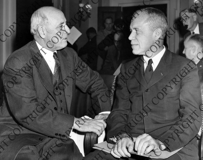 Photo of Rep. Andrew J. May and Secretary of War Robert P. Patterson ...