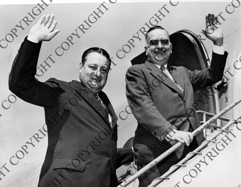 Photo of Jesus T. Pinero (right), Governor-Designate of Puerto Rico ...
