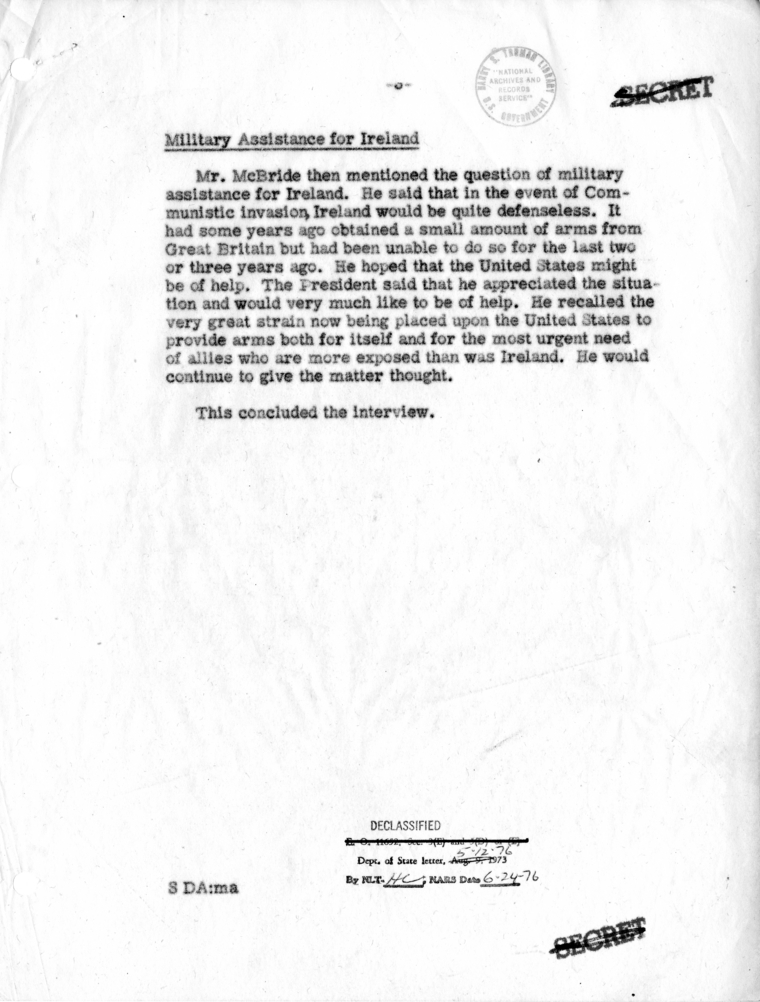 Memorandum Of Conversation With President Harry S Truman And The memorandum-of-conversation-with-president-harry-s-truman-and-the