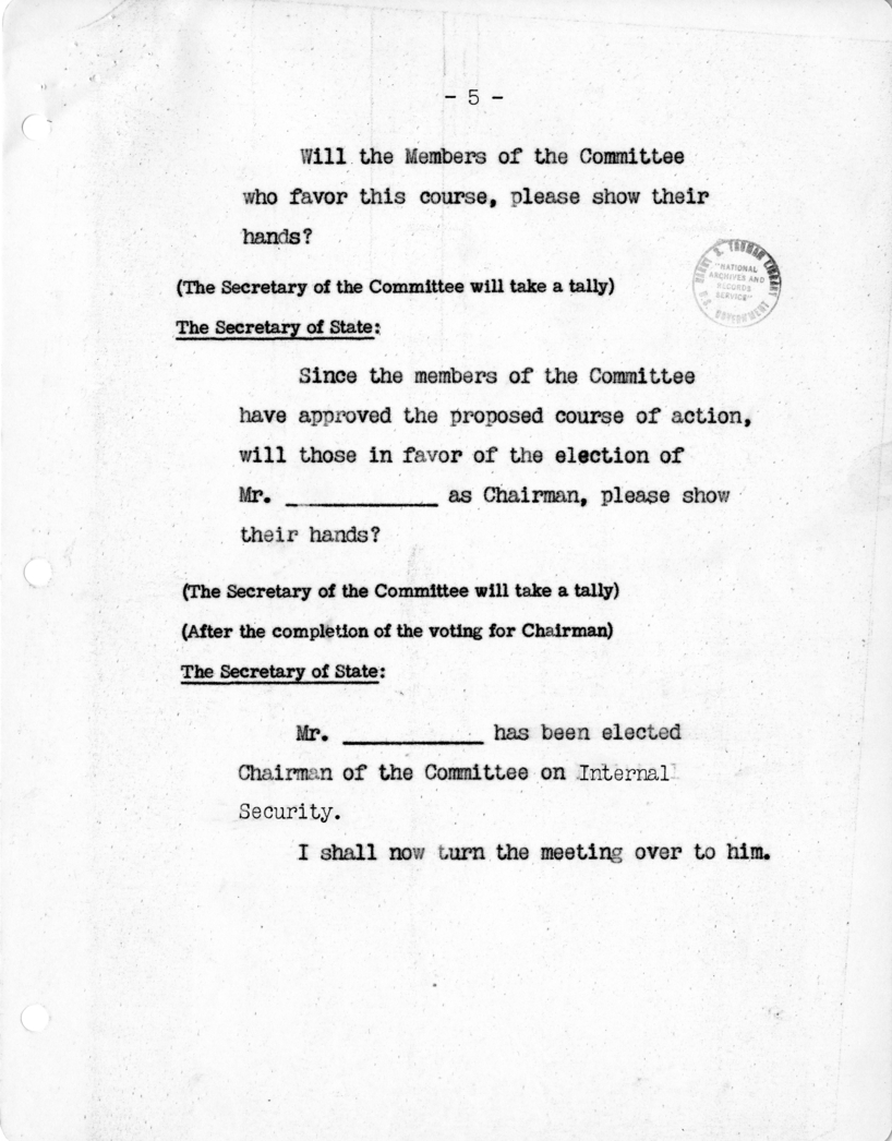 Memorandum on The Committee on Military and Political Cooperation of ...