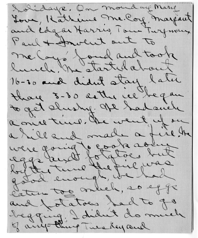 Letter from Helen Bryant to Bess Wallace | Harry S. Truman