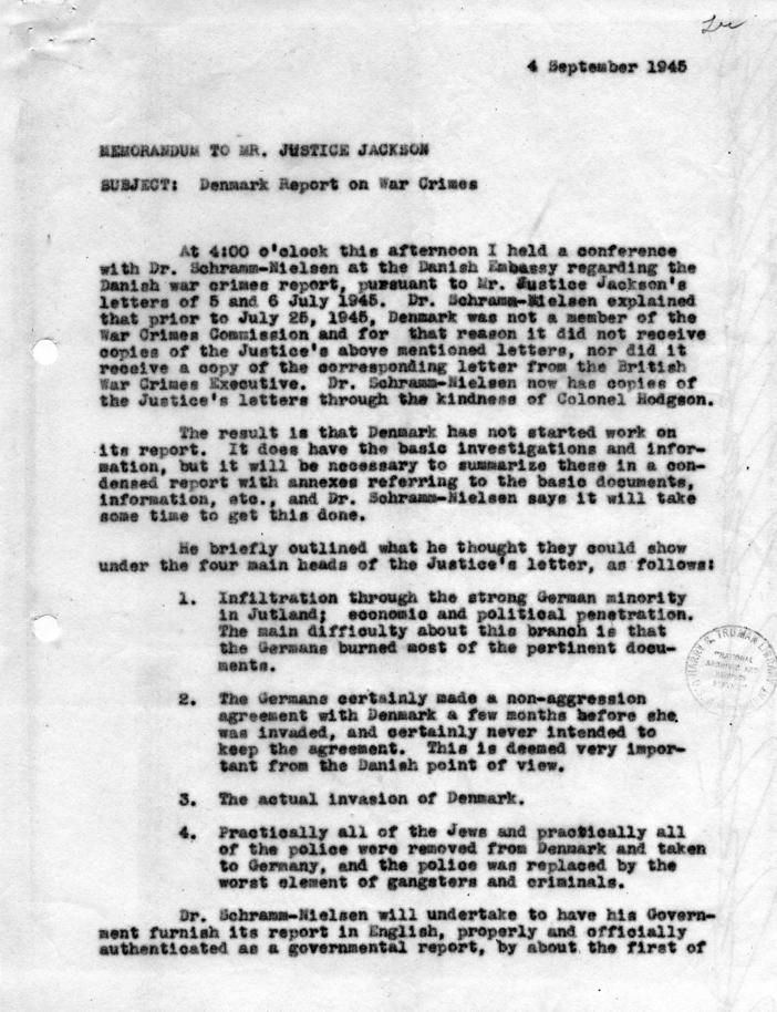 Non Aggression Pact Document