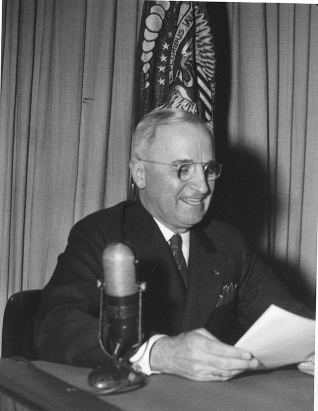 President Truman in White House Broadcast | Harry S. Truman