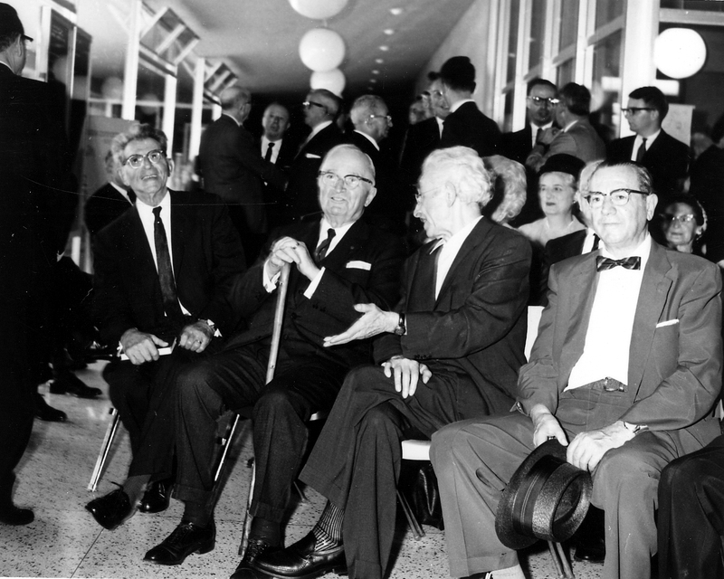 Truman with Rabbi Mayerberg and A. J. Granoff | Harry S. Truman