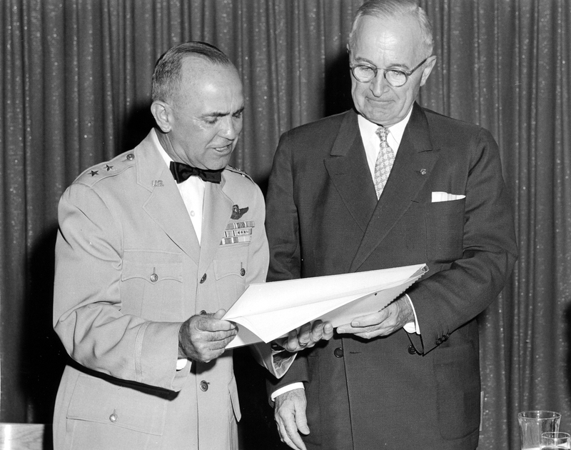 Former President Truman receives Certificate of Appreciation from ...