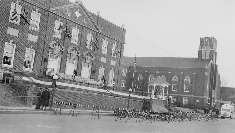 Memorial Building, Independence, Missouri, at Liberty Bell dedication ...