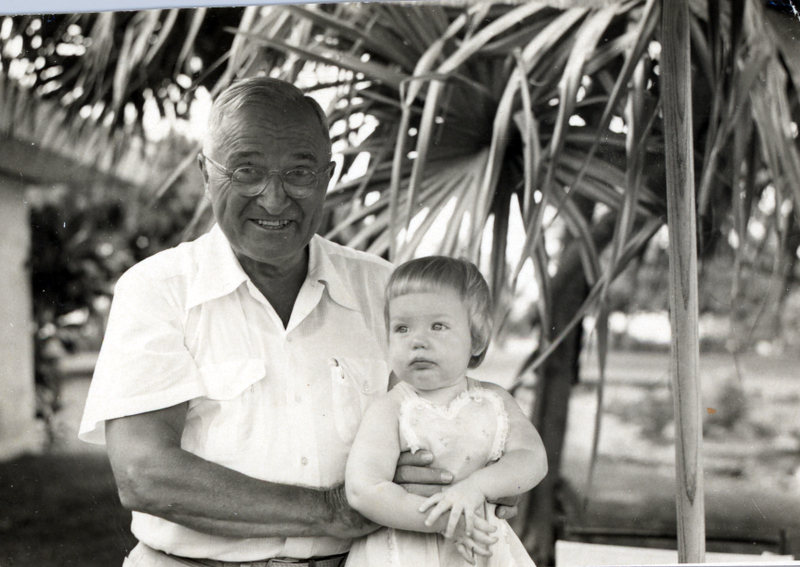 Former President Truman and Kate Conniff on Coconut Island, Hawaii ...