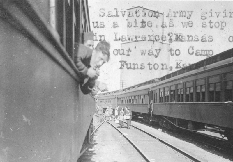 Lorain Cunningham's Army Buddies Stopping in Lawrence en route to Camp ...