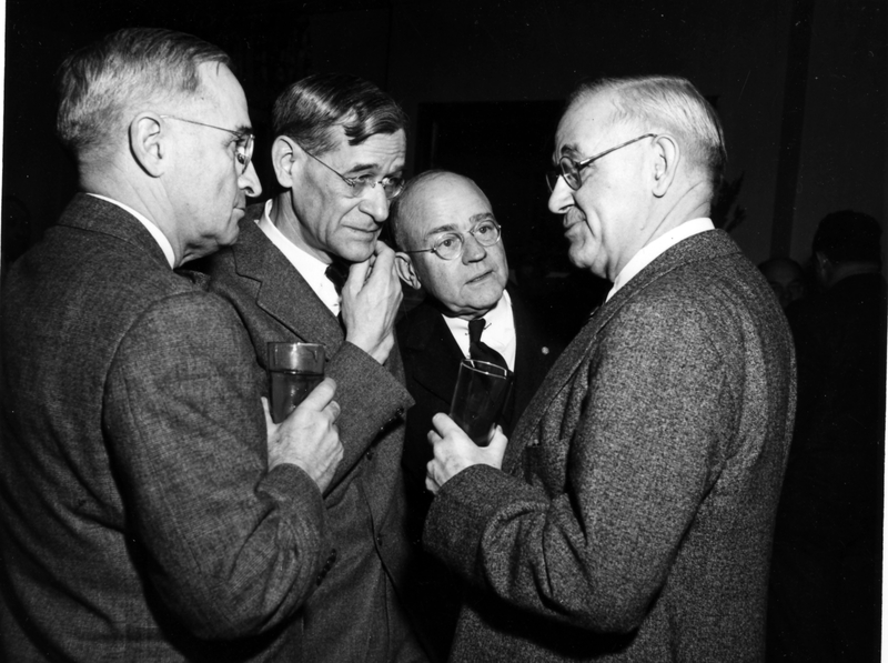 Senator Harry S. Truman, Charles Ross and unidentified others | Harry S ...