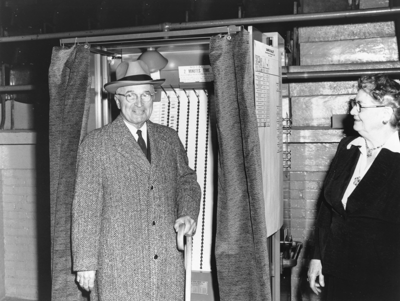 Harry S. Truman voting in general election | Harry S. Truman