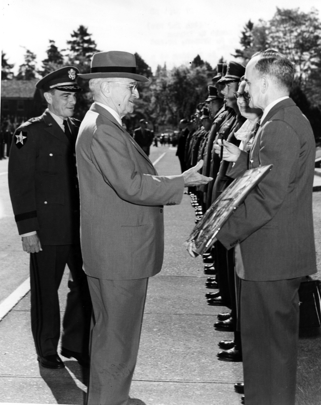 Former President Harry S. Truman, Maj. Gen. Louis W. Truman, Mr. and ...