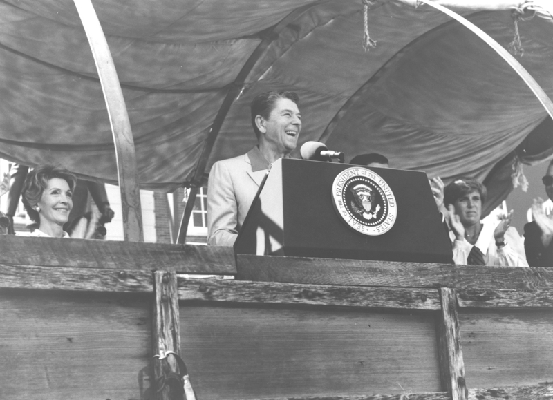 President Ronald Reagan speaks at Santa-Cali-Gon days | Harry S. Truman