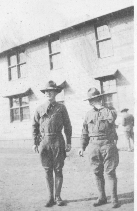 Mr. Fields and Mr. Masterson of 129th Field Artillery at Fort Riley ...