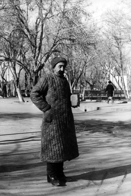 Unidentified Man Posed Wearing Khalat in Uzbekistan | Harry S. Truman