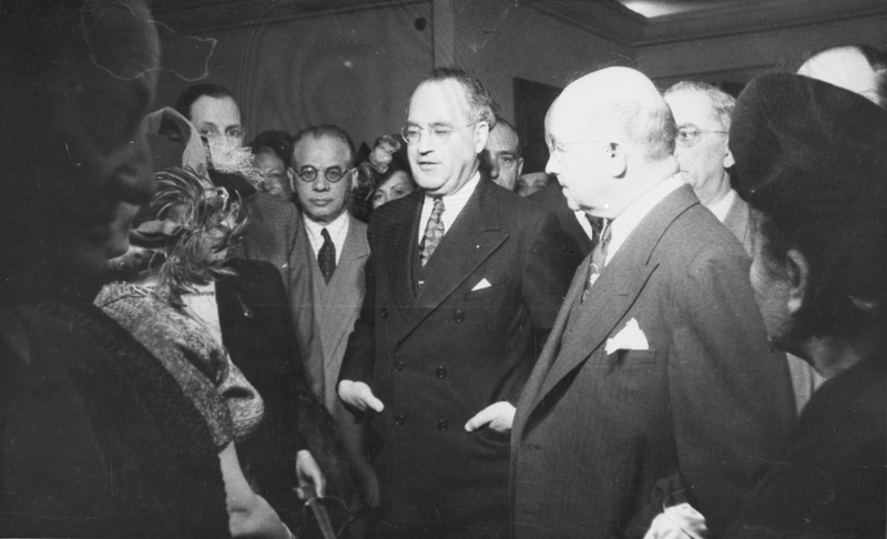 Edward "Eddie" Jacobson Greets Unidentified Israelis | Harry S. Truman