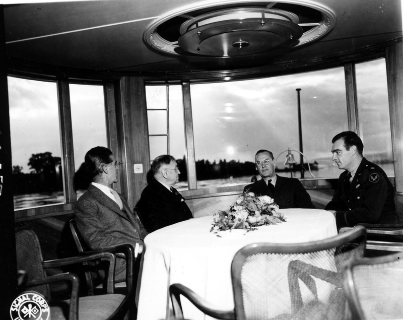 Group around Table on Hitler's Yacht | Harry S. Truman