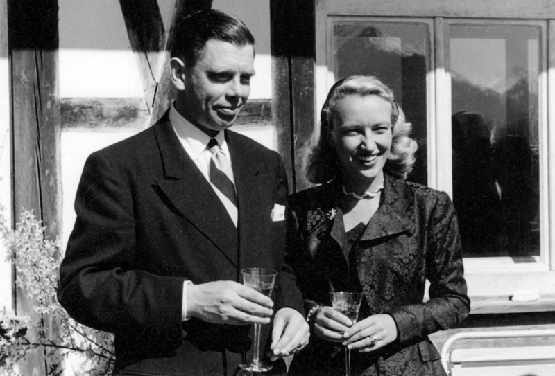 Charles and Cynthia Thayer on Wedding Day | Harry S. Truman