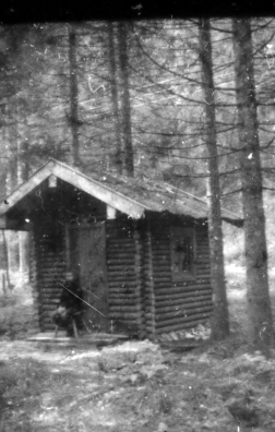 Small Log Building Among Trees | Harry S. Truman