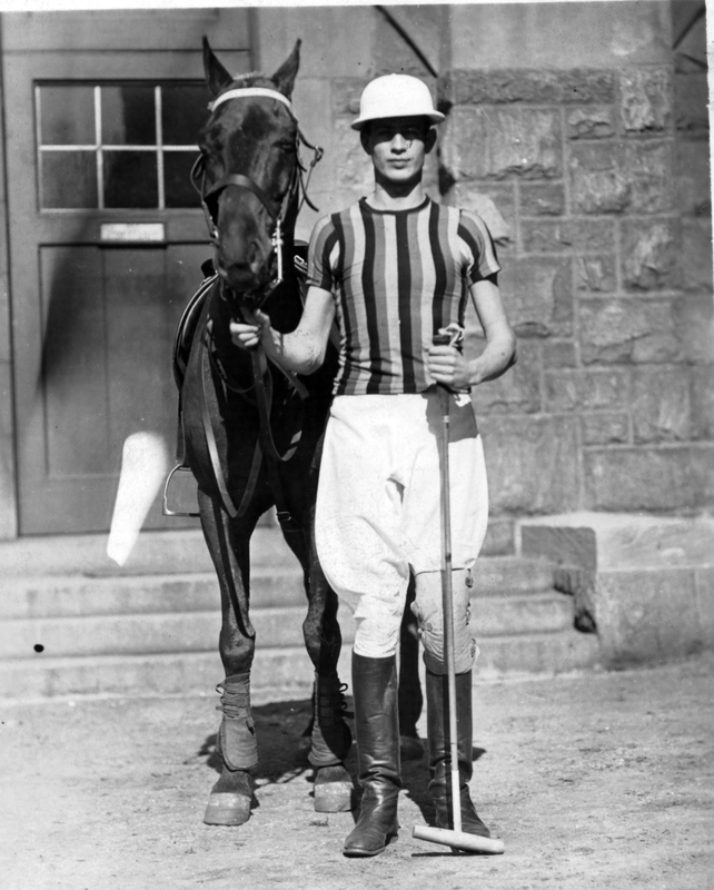 West Point Polo Player Standing By Horse | Harry S. Truman
