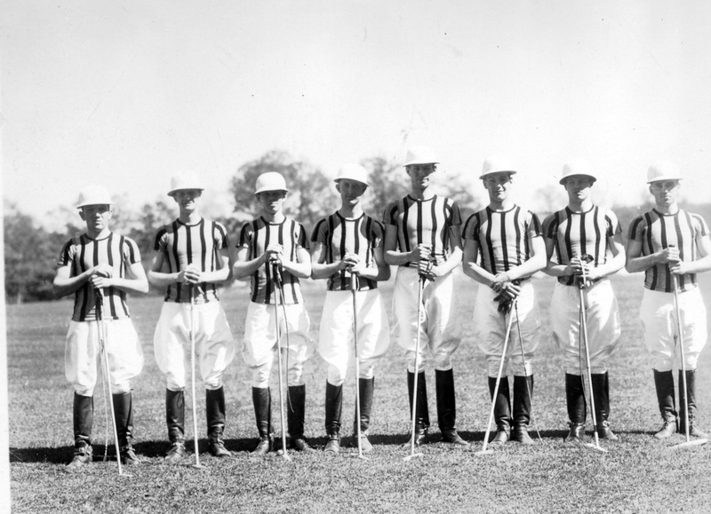 Polo Team Standing In a Line On the Field | Harry S. Truman