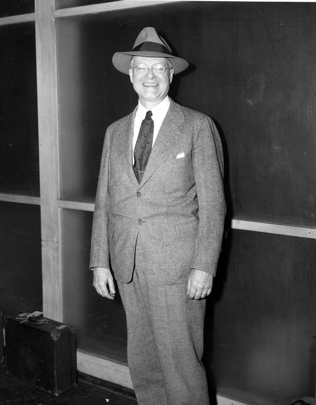 Dr. Luther H. Gulick at National Airport | Harry S. Truman