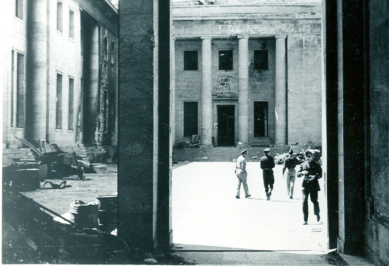 View of the Reich Chancellery | Harry S. Truman
