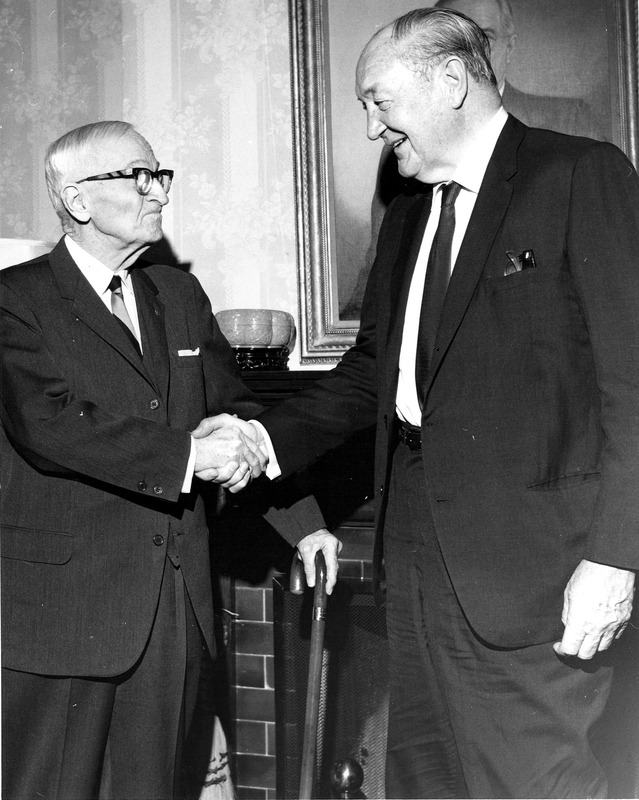 Former President Truman and Ambassador Edwin Pauley | Harry S. Truman