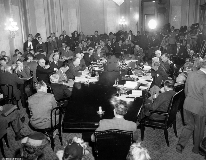 Edwin Pauley's testimony at a Senate Hearing | Harry S. Truman