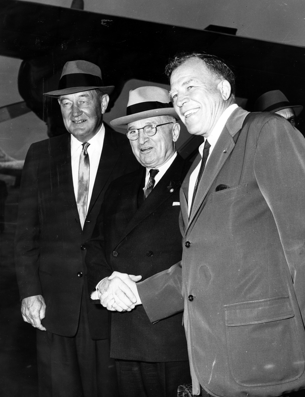 Edwin Pauley, Truman, and Unidentified Man | Harry S. Truman