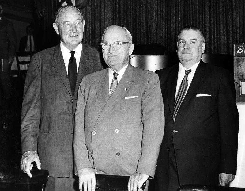 Edwin Pauley, Truman, and Unidentified Man | Harry S. Truman