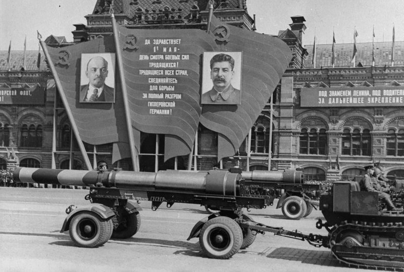Russian Artillery in Red Square | Harry S. Truman