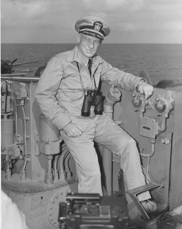 Portrait of Chester W. Nimitz on Ship | Harry S. Truman