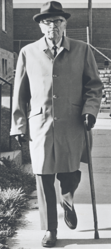 Full Length Photo of Former President Truman on Morning Walk, Age 84 ...