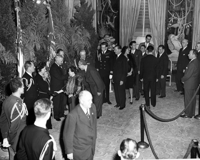 President Harry S. Truman welcomes delegates to the first United ...