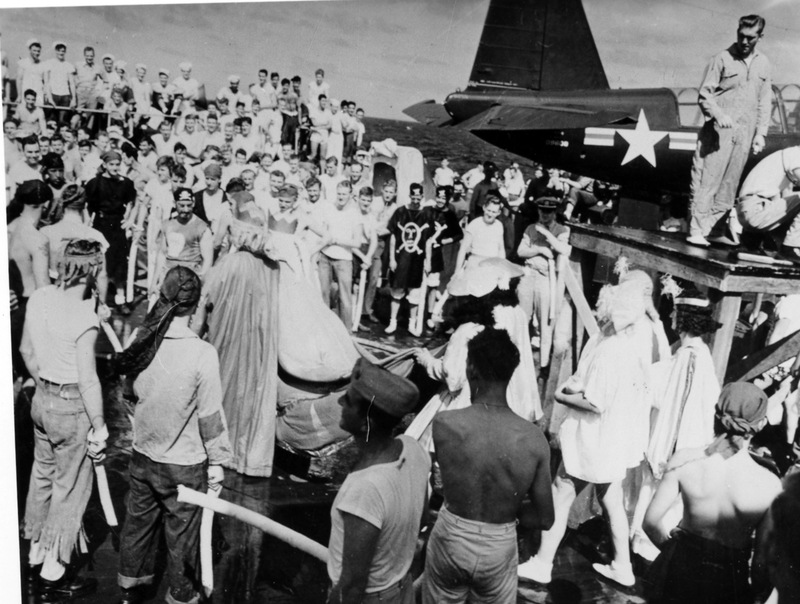 The Royal Court Convenes for Shellback Ceremonies aboard the U.S.S ...