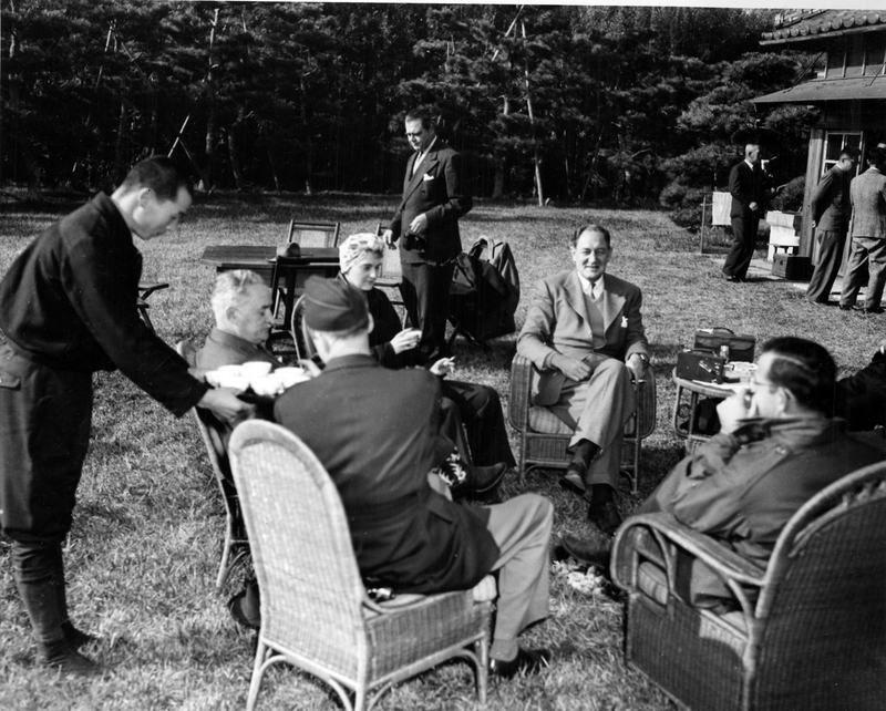 Edwin Pauley and His Party Have Tea Before Duck Hunting | Harry S. Truman