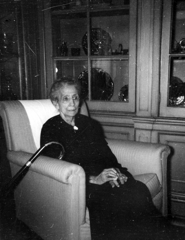 Portrait of Madge Gates Wallace Sitting in Chair | Harry S. Truman