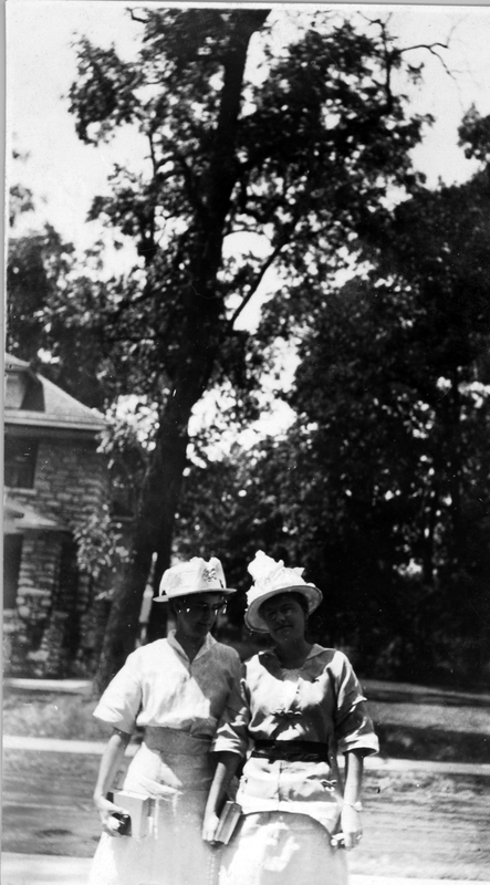 May Wallace (Mrs. George) and friend in an outdoor setting | Harry S. Truman