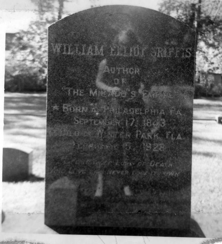 Tombstone of William Elliot Griffis | Harry S. Truman
