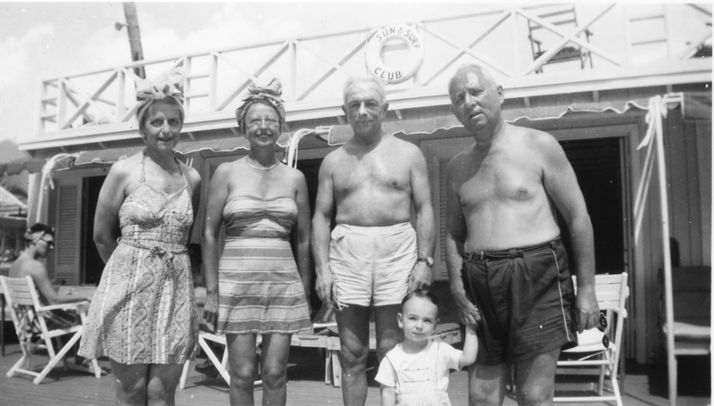 David K. Niles, far right, with others on the deck of a boat | Harry S ...