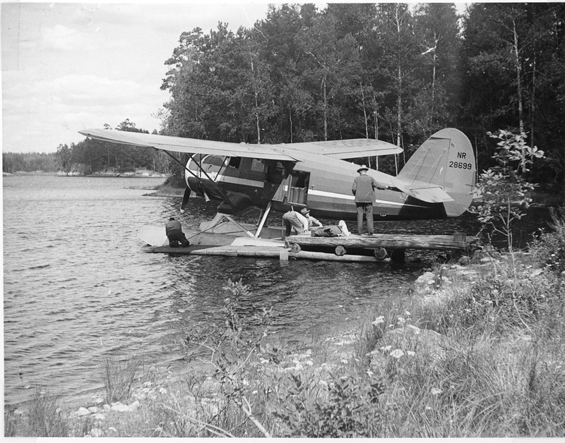 U.S. Forest Service plane ready to leave Lac La Croix, Ontario | Harry ...